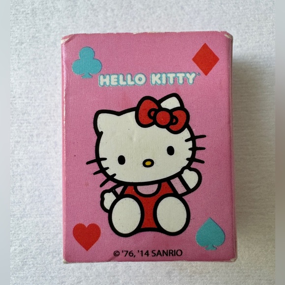 Accents | Vtg Hello Kitty Mini Playing Cards Poker Joker Sanrio Set ...